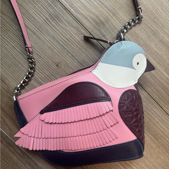 kate spade | Bags | Kate Spade Pebble Leather Birdshaped Womens Bag ...